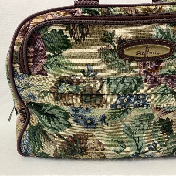 Atlantic | Bags | Atlantic Vintage Floral Travel Bag | Poshmark